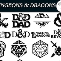 D&D Logo, Dungeons and Dragons Svg, Dnd Logo, Dungeons and Dragons Icon ...