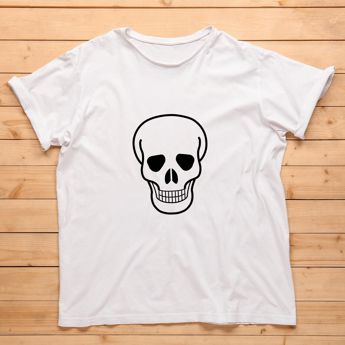 Skull Svg Skull Clipart Skull Cut File Skull Silhouette - Etsy