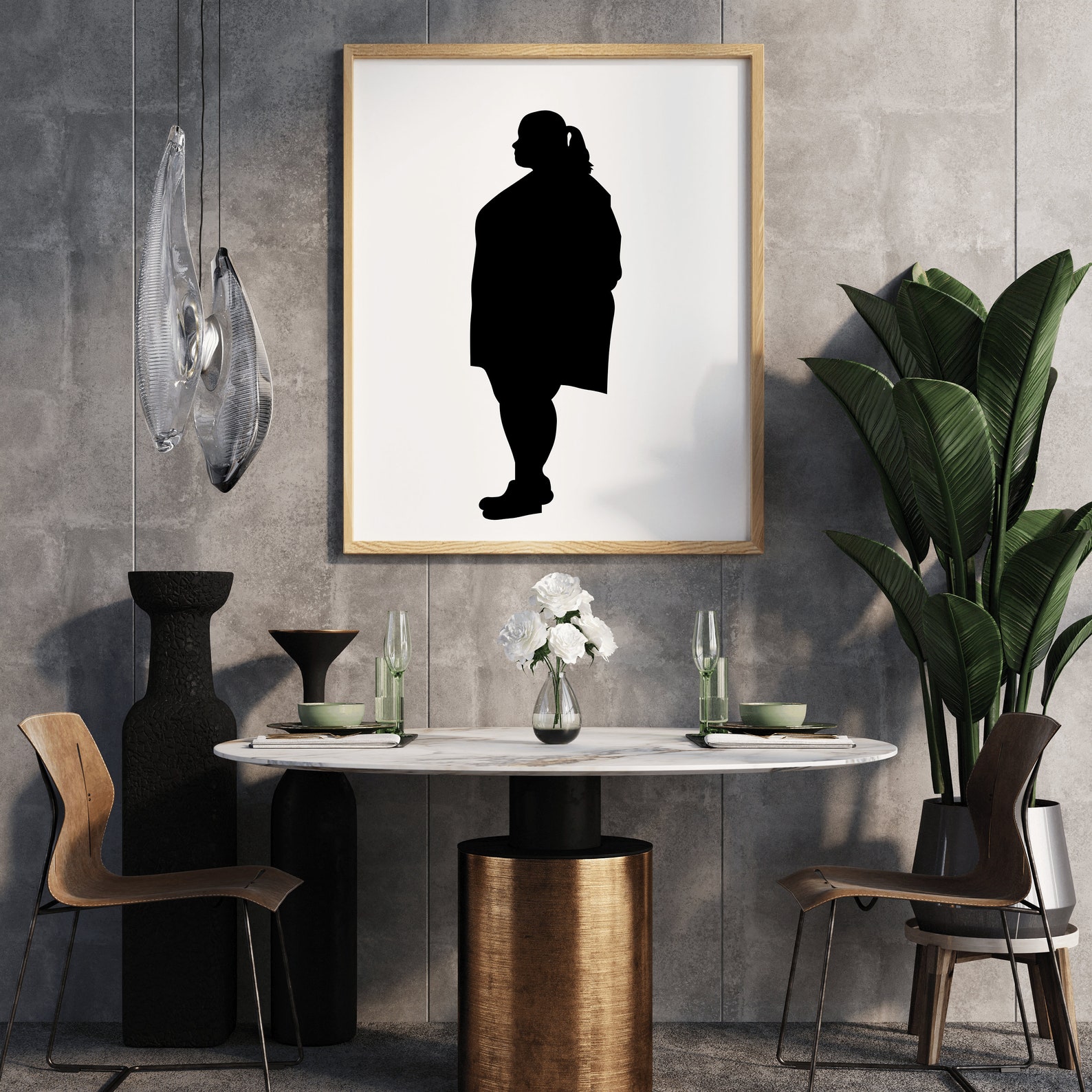 Curvy Woman Svg, Curvy Woman Clipart, Curvy Woman Silhouette, Afro ...