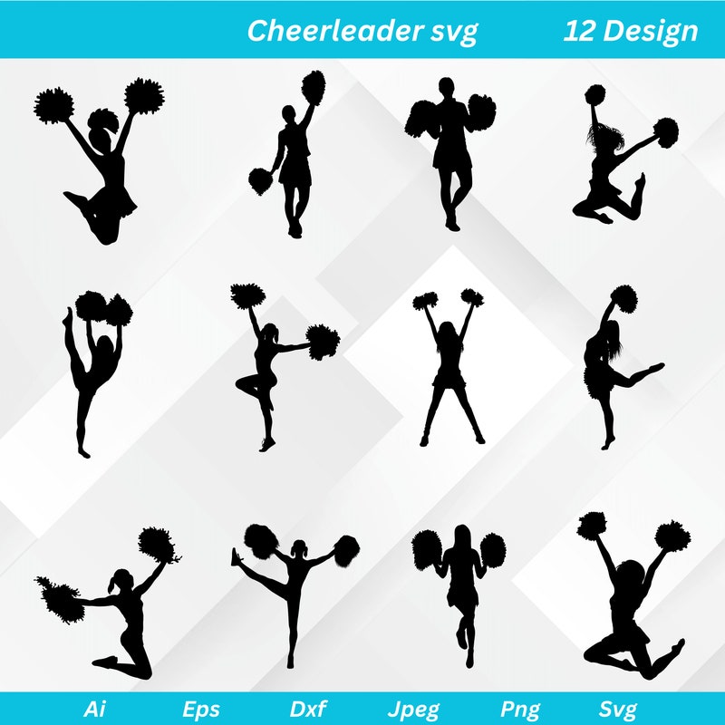 Cheerleading Svg - Etsy