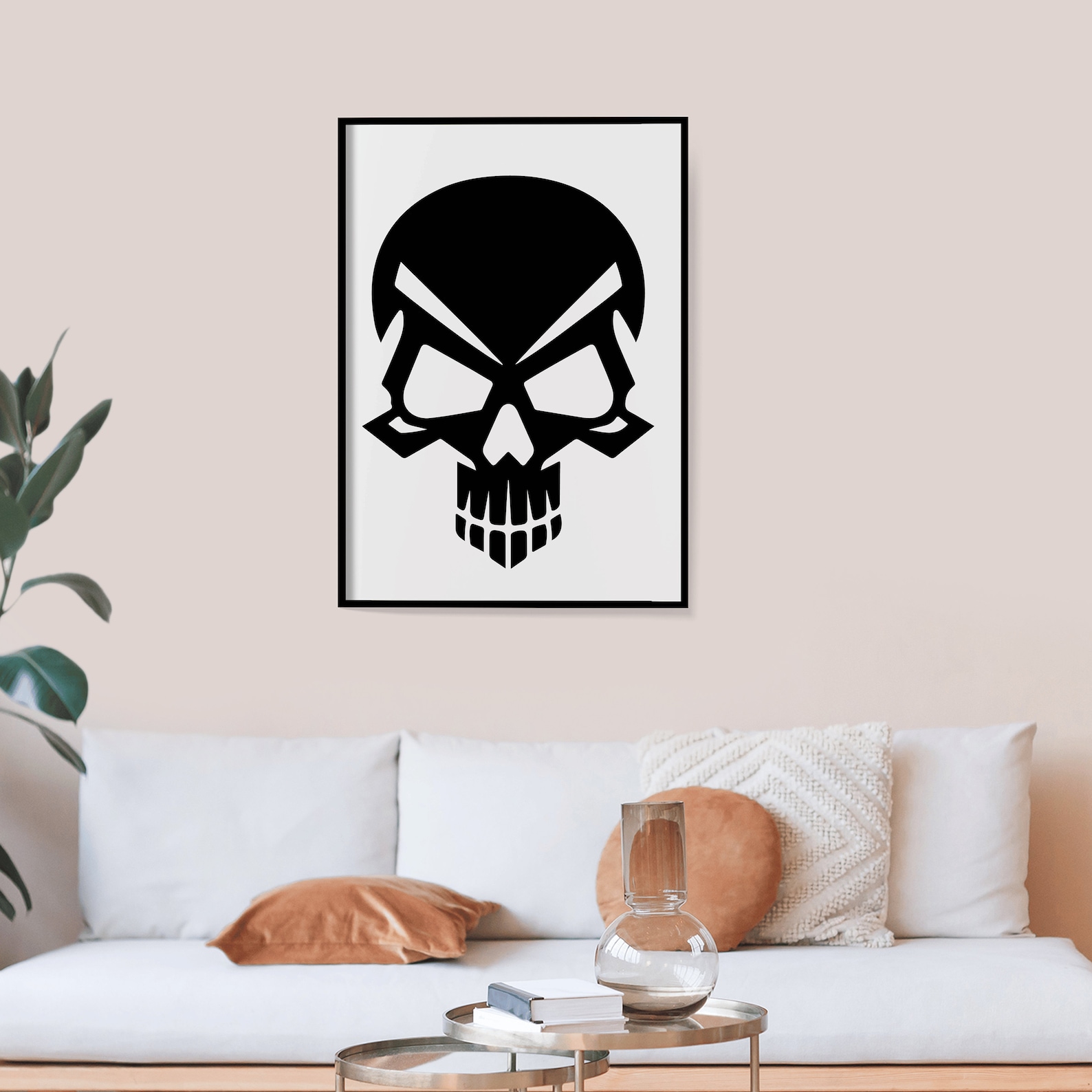 Skull Svg Skull Clipart Skull Cut File Skull Silhouette - Etsy