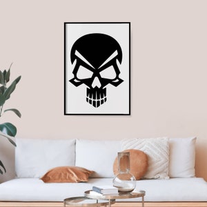 Skull Svg, Skull Clipart, Skull Cut File, Skull Silhouette, Sugar Skull ...