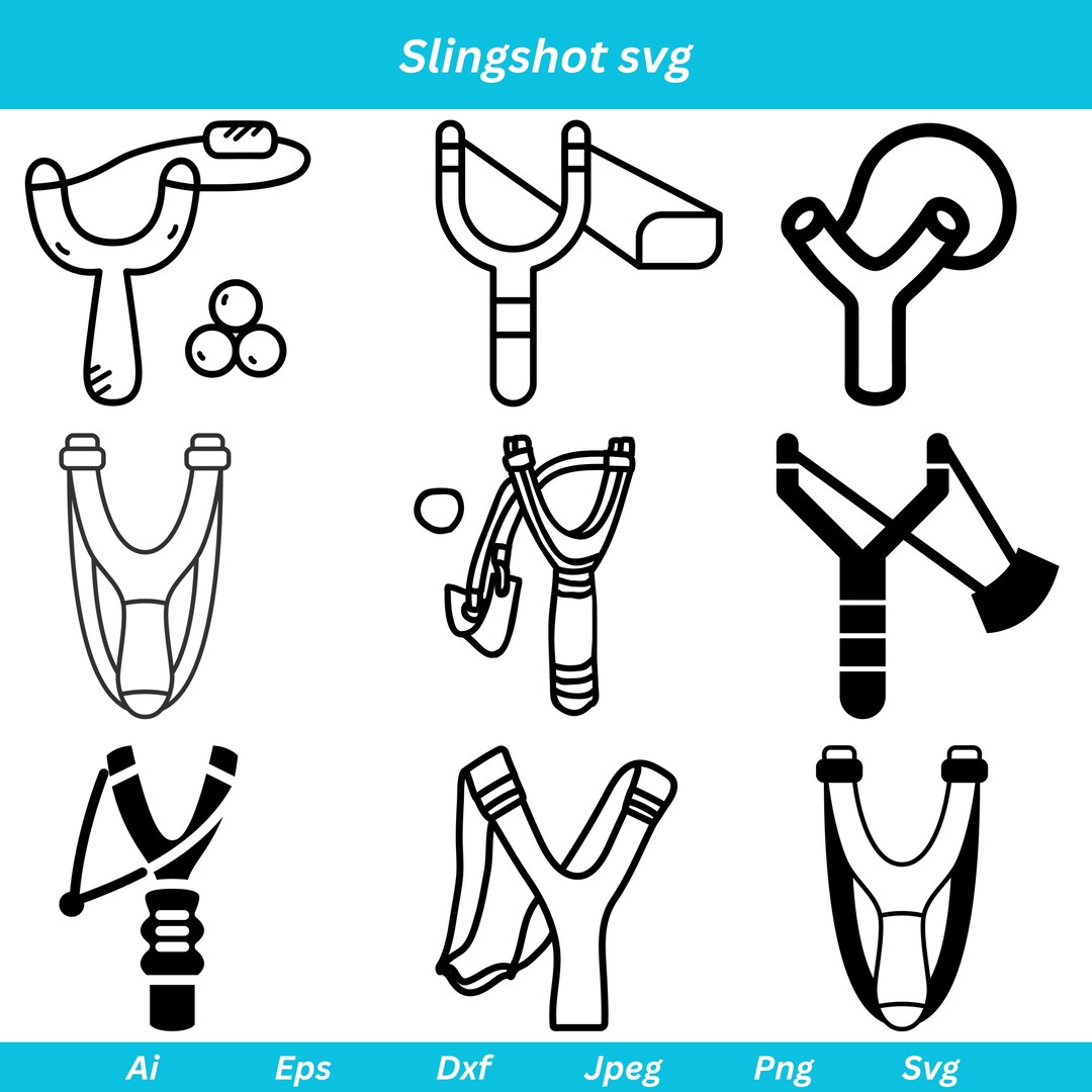 Slingshot Svg, Slingshot Clipart, Slingshot Vector, Slingshot Cut File ...