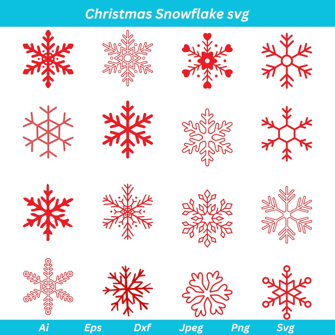 Christmas Snowflake Svg, Snowflake Svg, Christmas Svg, Winter Svg ...