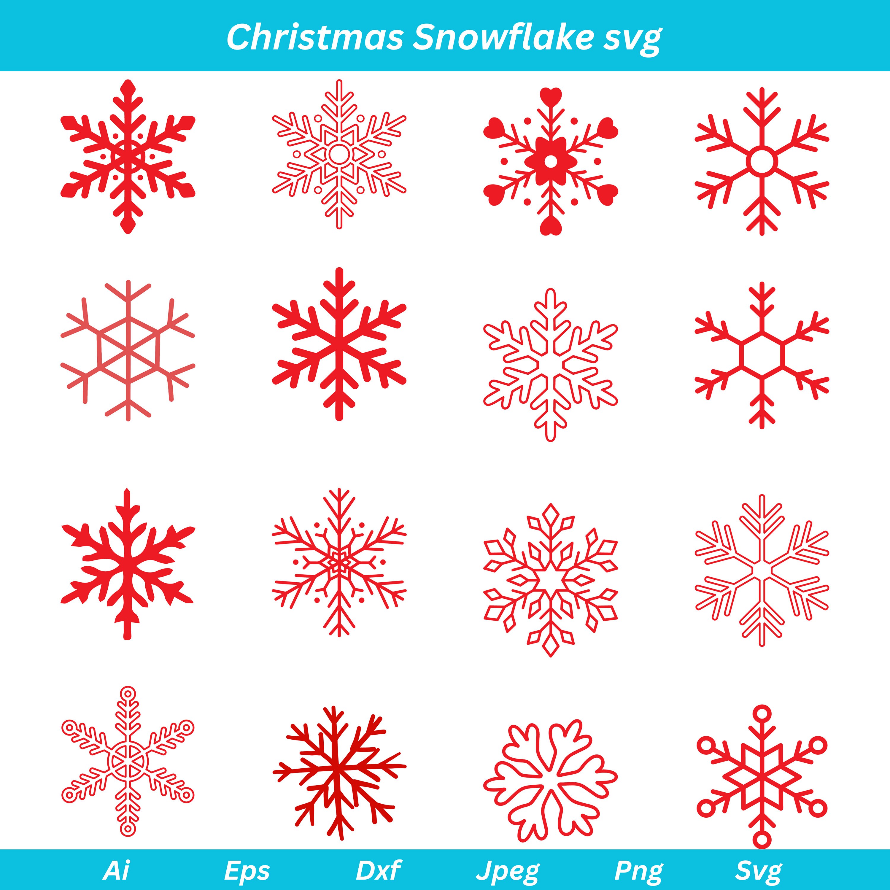 Christmas Snowflake Svg, Snowflake Svg, Christmas Svg, Winter Svg ...