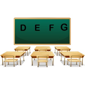 Neutral Colors Primary Font A-Z Bulletin Board Letters, Punctuation ...