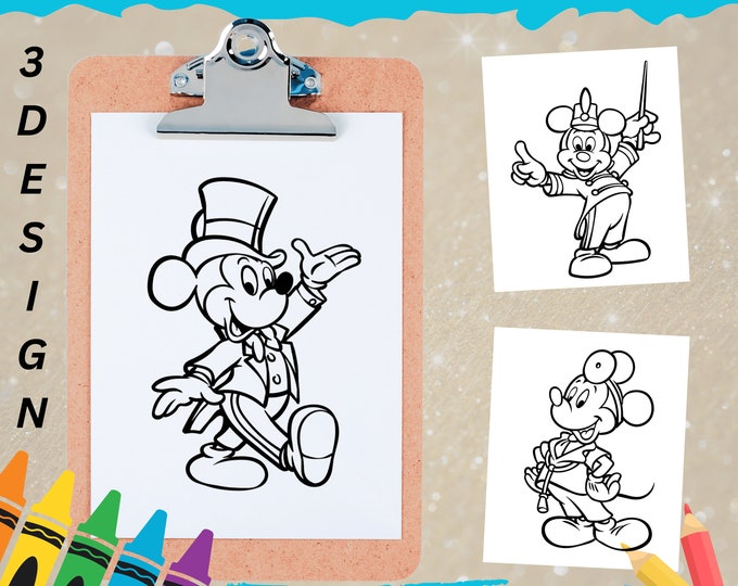 10 Cartoon Famous Characters Coloring Pages, Printable Coloring Page ...