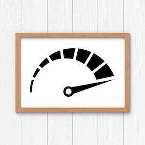 Speedometer SVG, Speedometer Clipart, Speedometer Silhouette ...