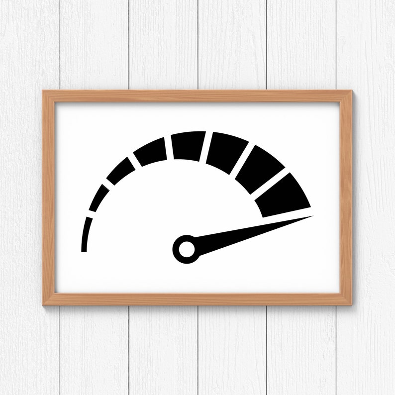 Speedometer SVG, Speedometer Clipart, Speedometer Silhouette ...