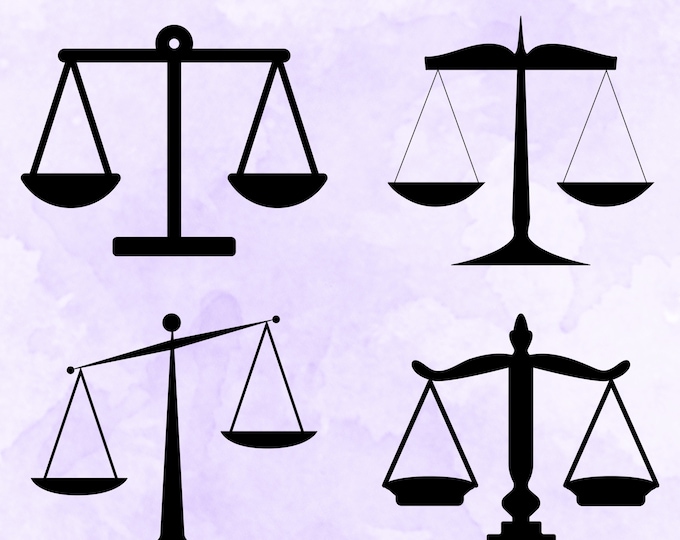Justice Scales Svg, Png, Cut Files, Weight Scale Svg - Etsy Canada