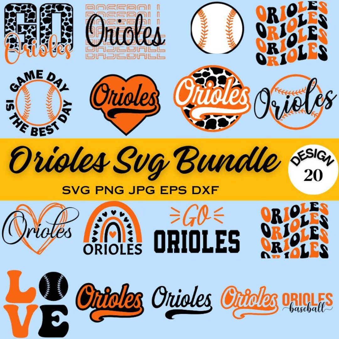 Orioles SVG Bundle: Baseball Mom Shirt Designs (digital Download) - Etsy