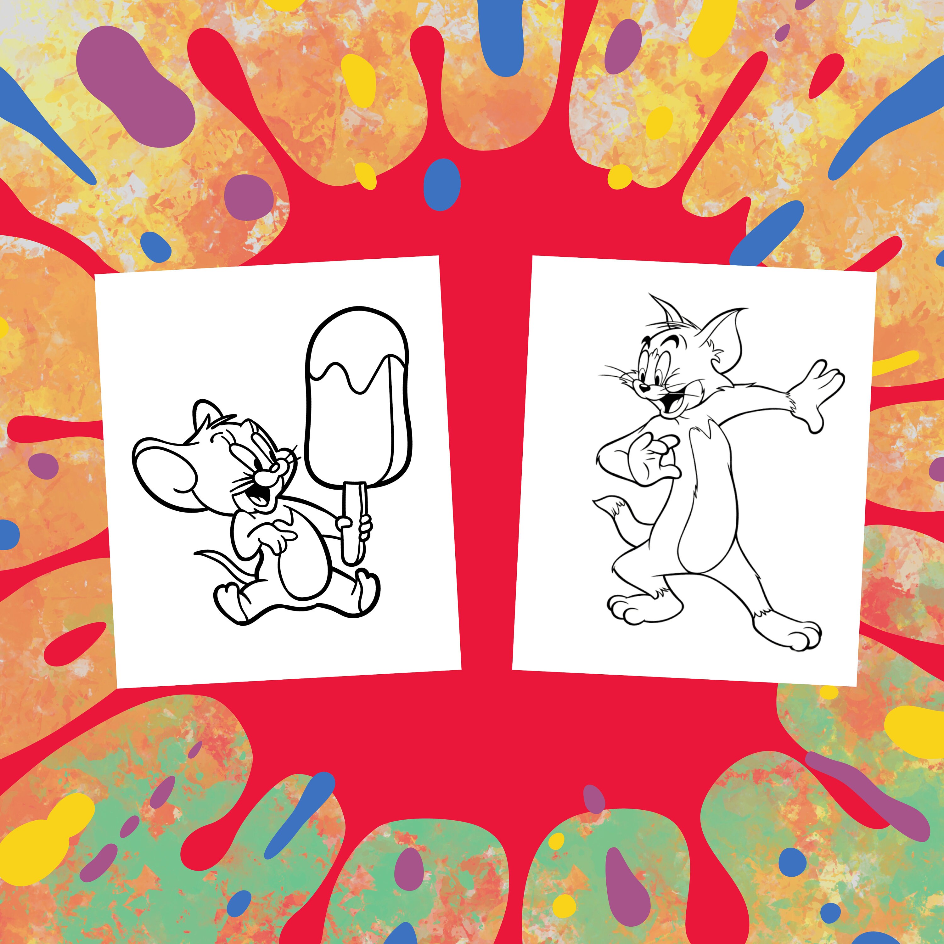 Cartoon Coloring Page, Cartoon Coloring Book for Kids, Fruit Coloring ...
