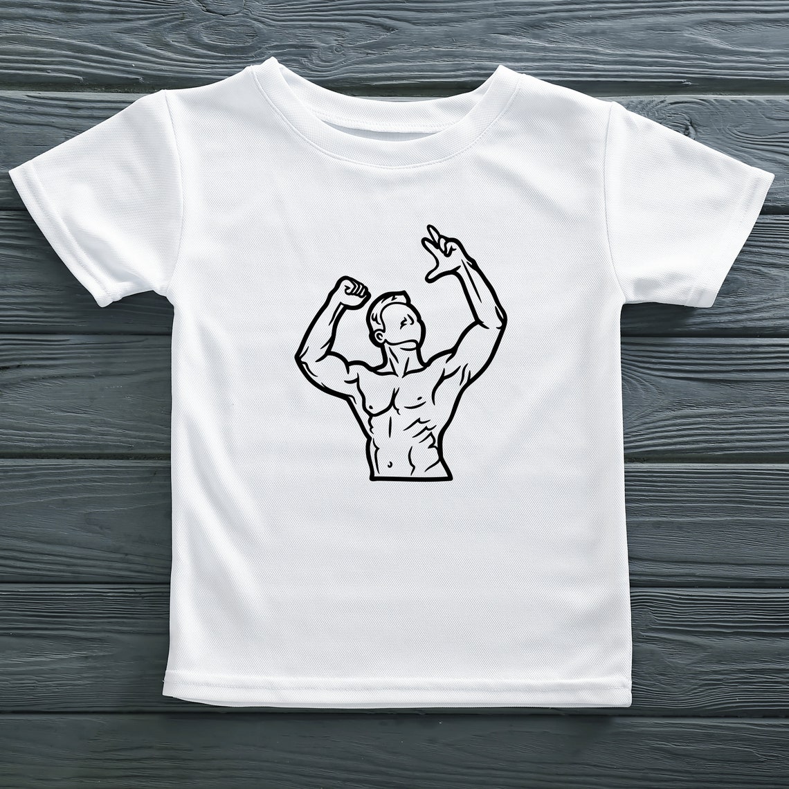 Bodybuilder Svg Bodybuilder Clipart Fitness Svg Muscle Man - Etsy