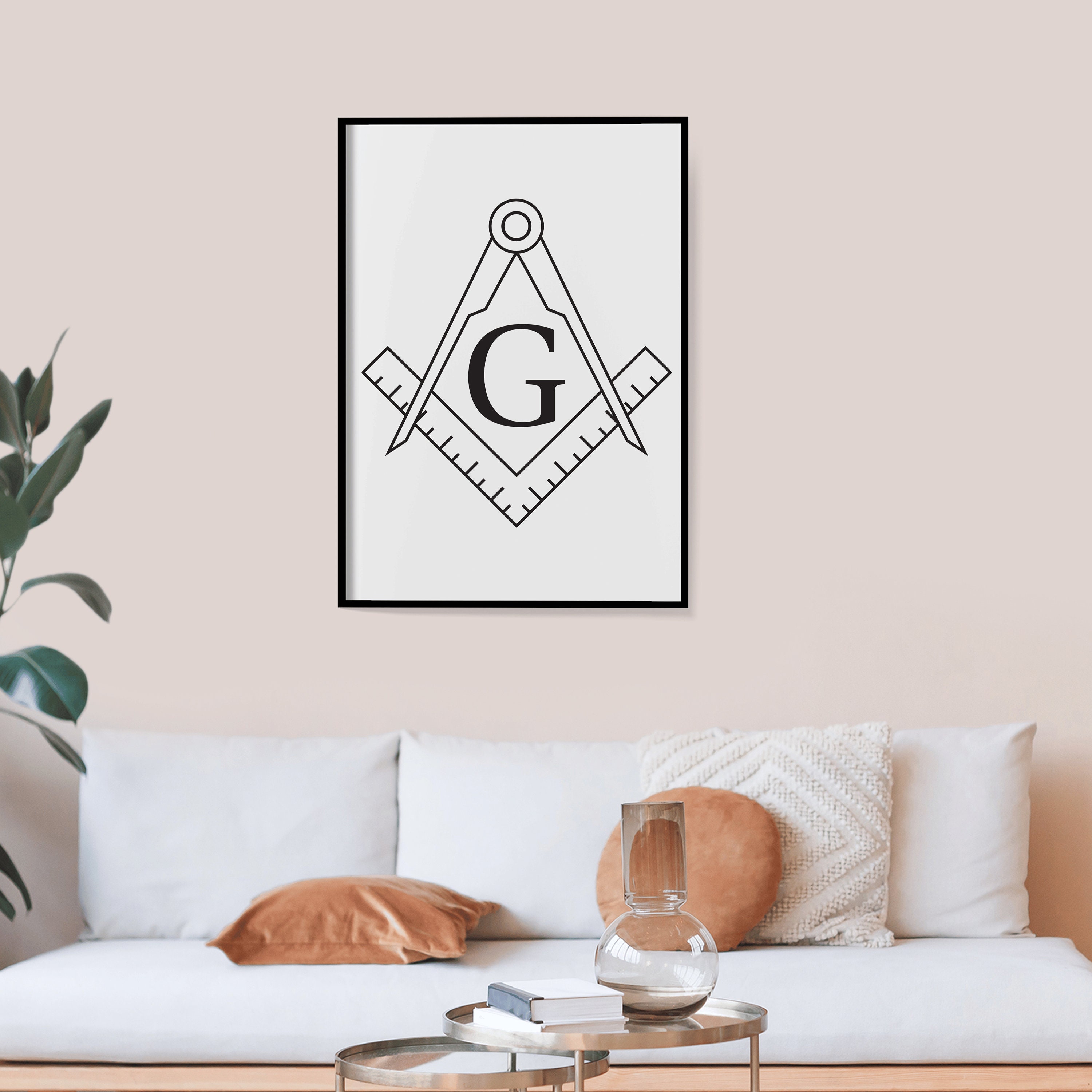 Masonic Symbol SVG Bundle: Freemason Clipart, Third Eye, Logo (digital ...