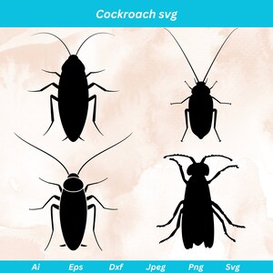 Cockroach Svg, Cockroach Clipart, Cockroach Vector, Insect Svg, Insect ...