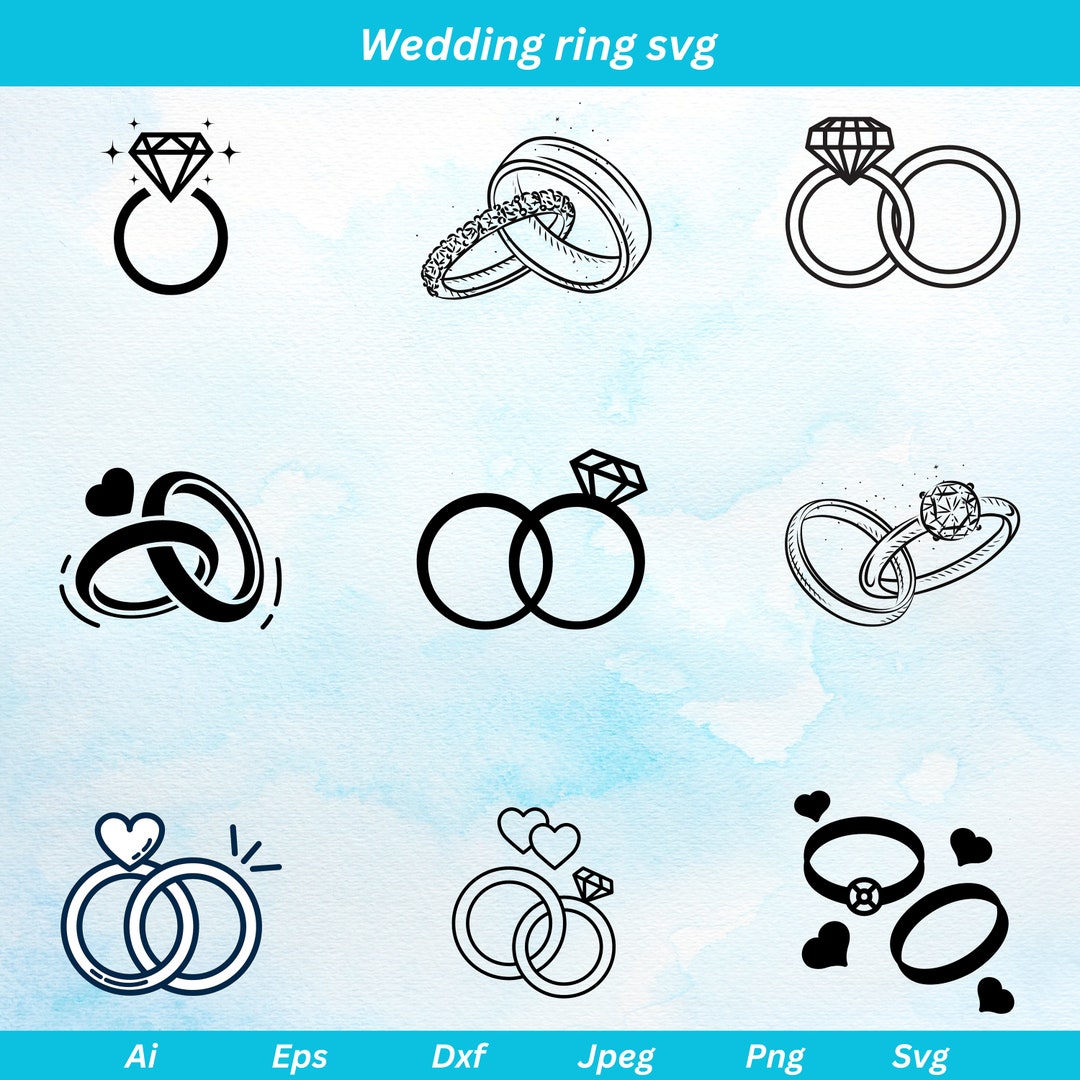 Wedding Ring Svg, Wife Ring, Marriage Svg, Wedding Svg, Groom Svg ...