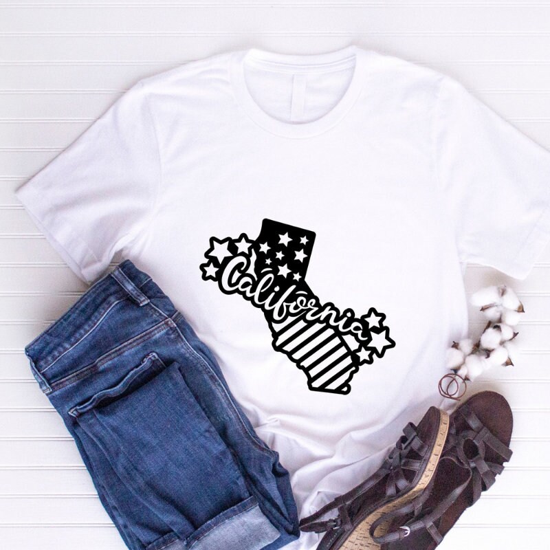 California State SVG, Cut File, Cricut, Clip Art, Commercial Use ...