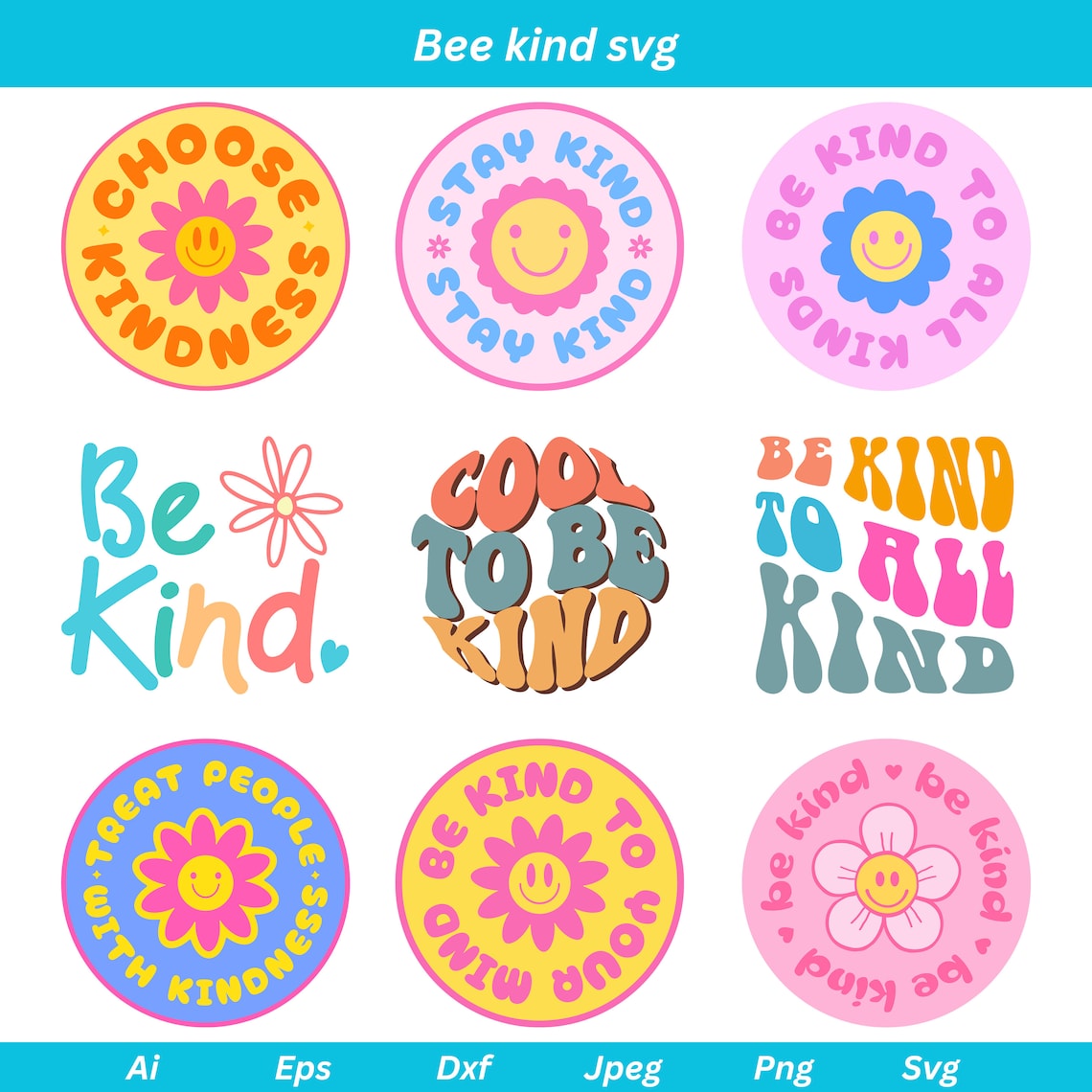 Be Kind Svg, Be Kind Clipart, Kindness Svg, Always Be Kind Svg ...