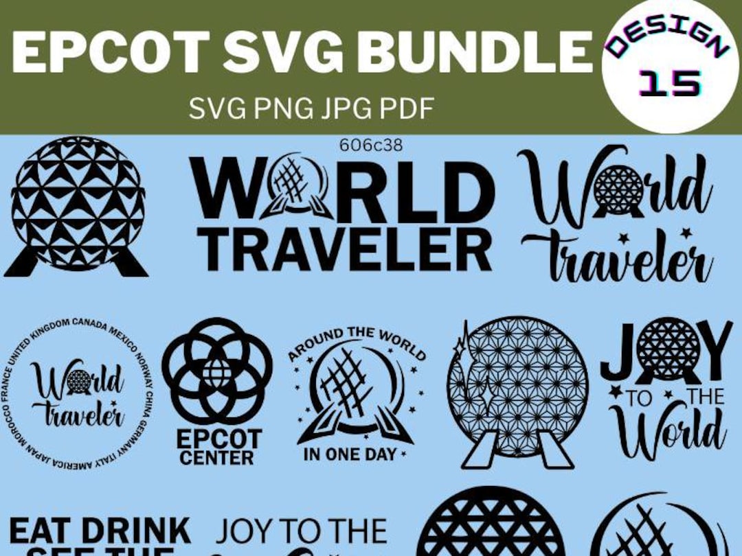 Epcot Silhouette Vector File - (SVG, JPEG, Png & Adobe Illustrator) - Etsy
