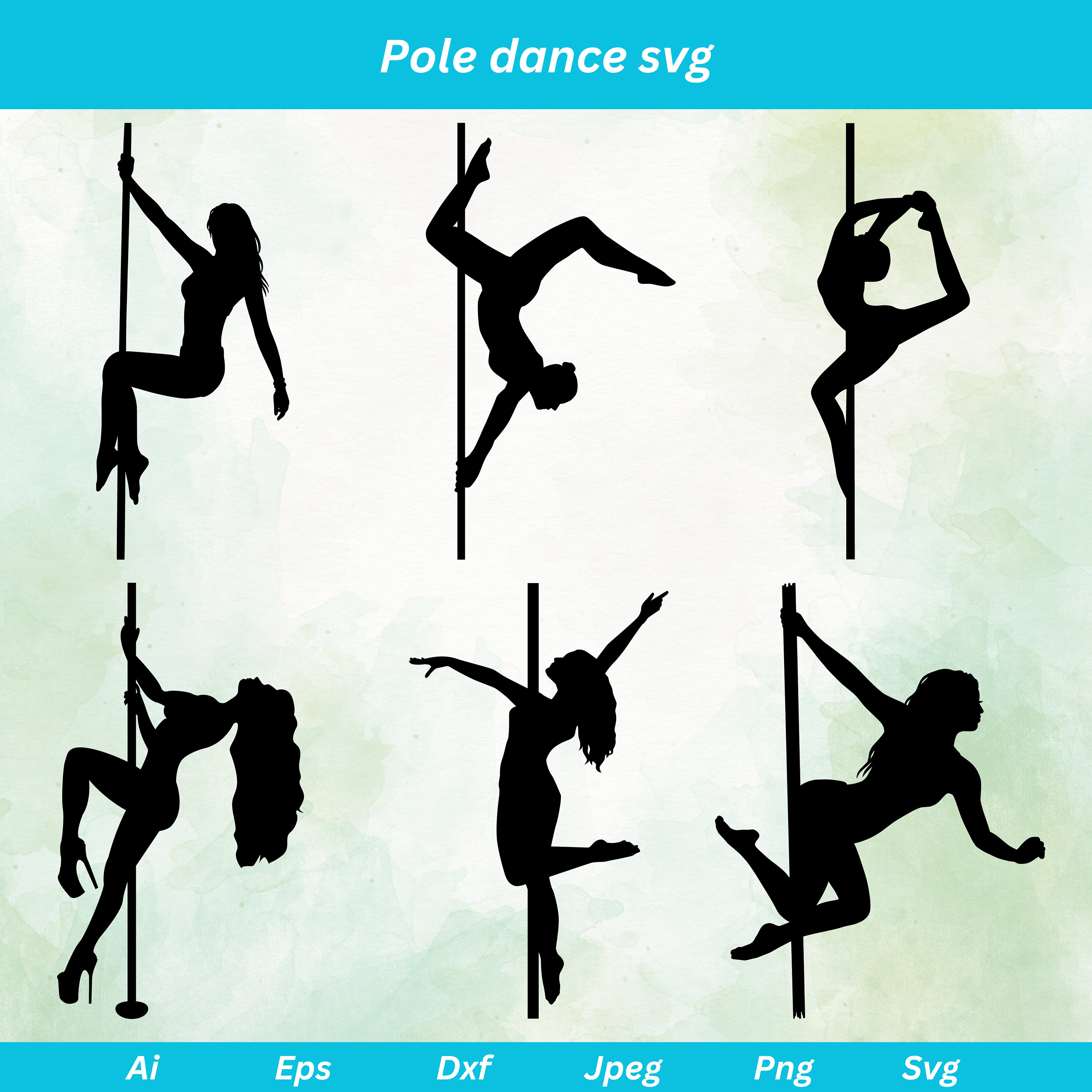 Pole Dance Svg, Dancer Svg, Dancer Girl Svg, Exotic Dancer Svg, Pole ...