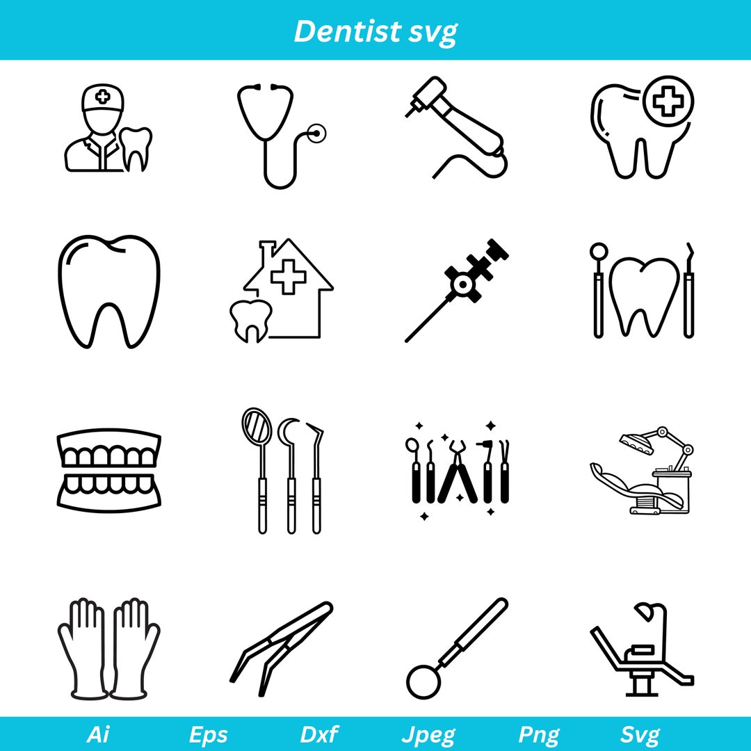 Dentist Svg Bundle, Dentist Svg, Tooth Svg, Dental Svg, Teeth Svg ...
