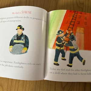 My Dad, the Fireman Hardcover Book Fireman Dad Book Fireman Book ...