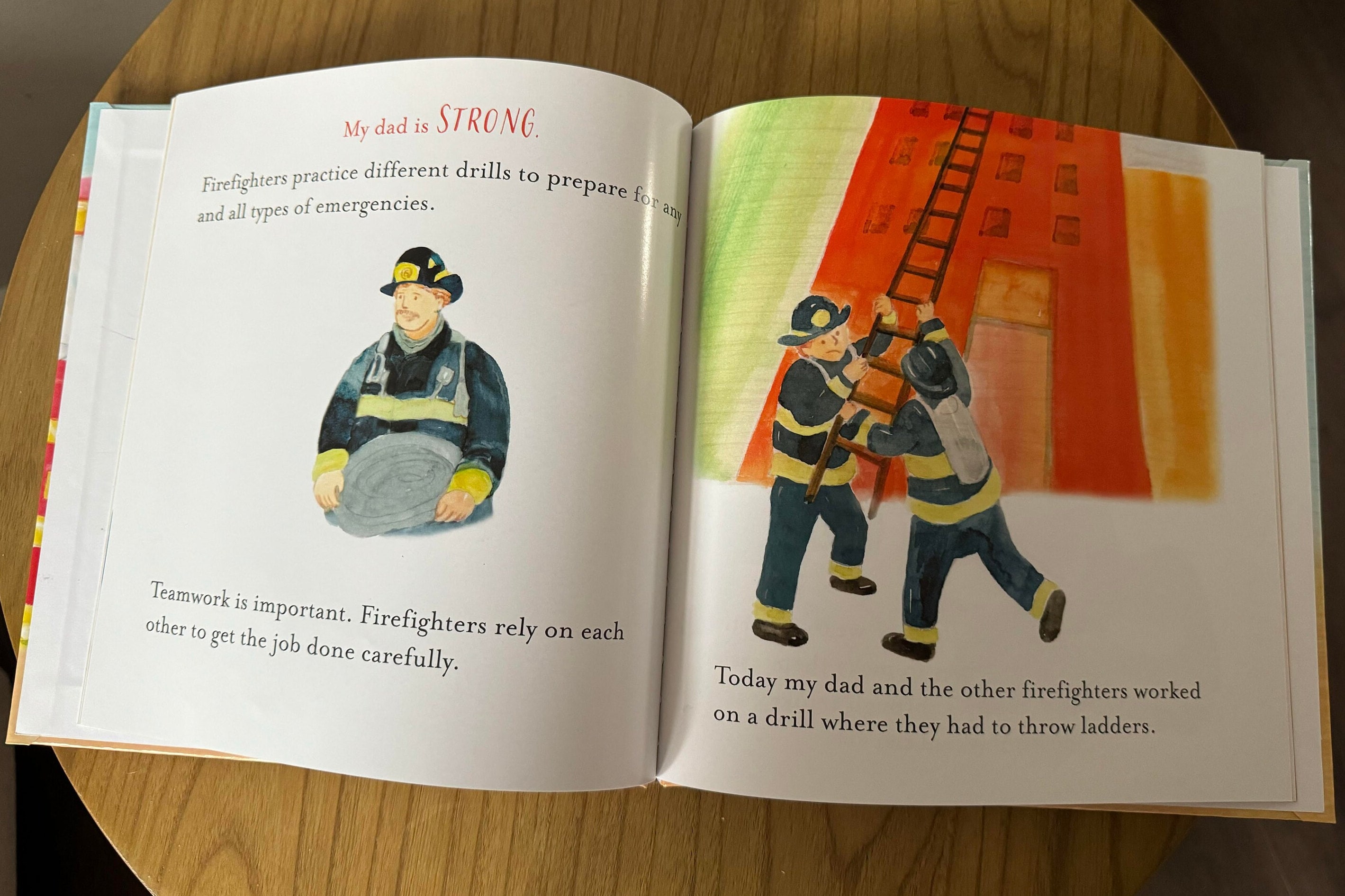 My Dad, the Fireman Hardcover Book, Fireman Dad Book, Fireman Book ...