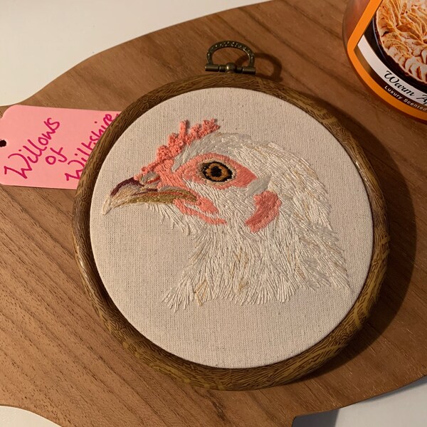 Chicken Embroidery - Etsy