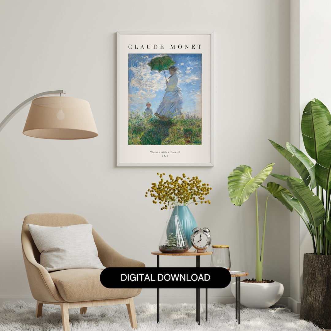 Claude Monet Printable Poster, Vintage Wall Art, Impressionism Print ...