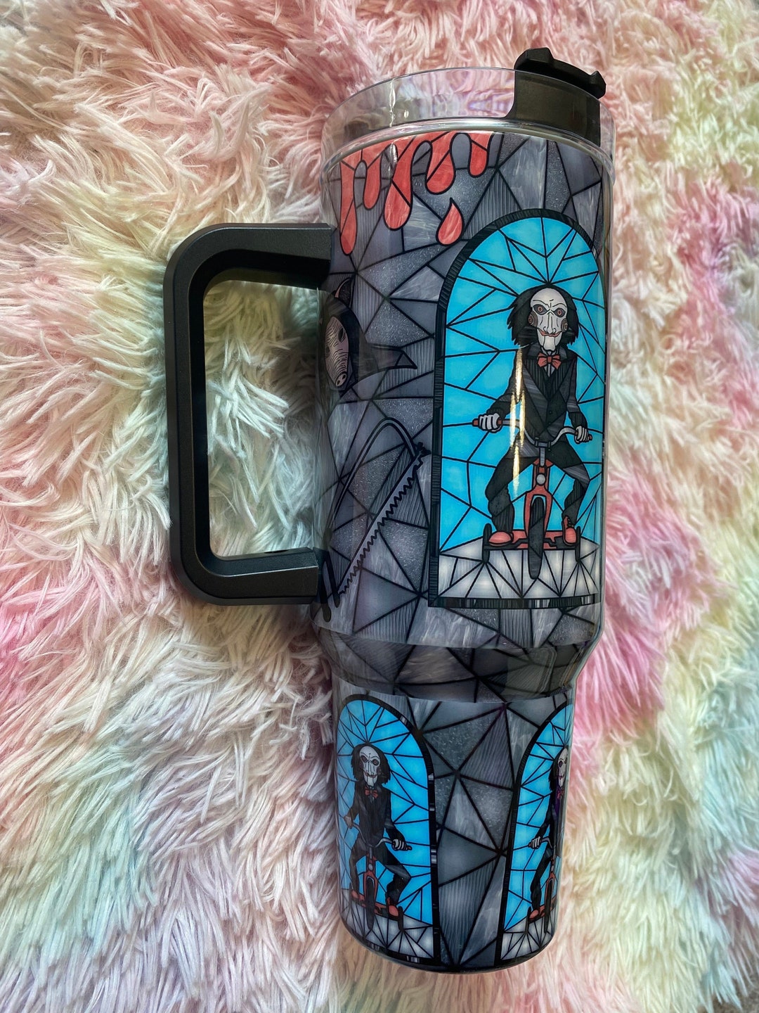 Puppet Stained Glass Full Wrap 40 Oz Tumbler - Etsy