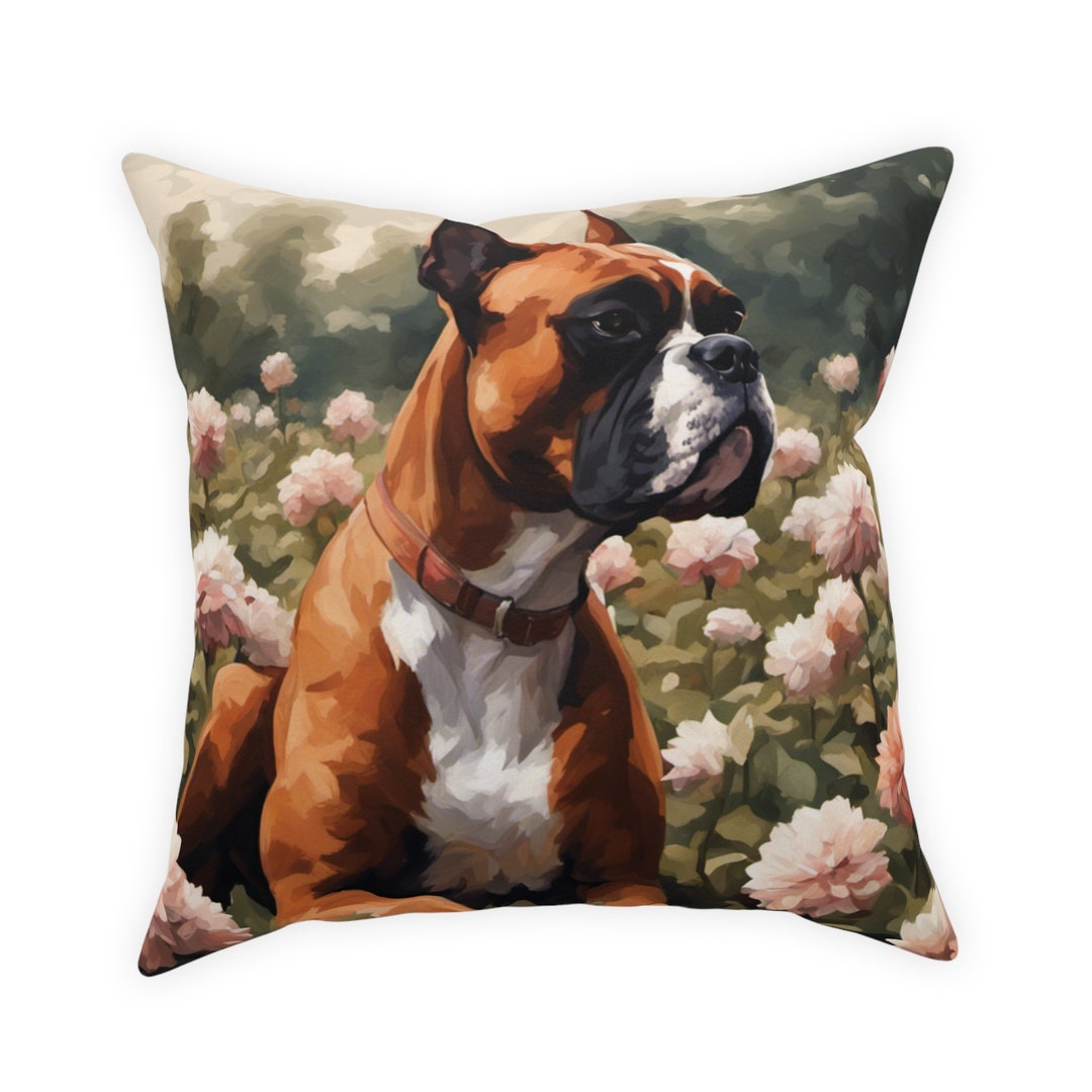 Dog Breed Broadcloth Pillow I Boxer Throw Pillow I Boxer Pillow I Boxer ...