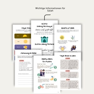Salah Activity Book Printable, Interactive Salah Learning Activity for ...