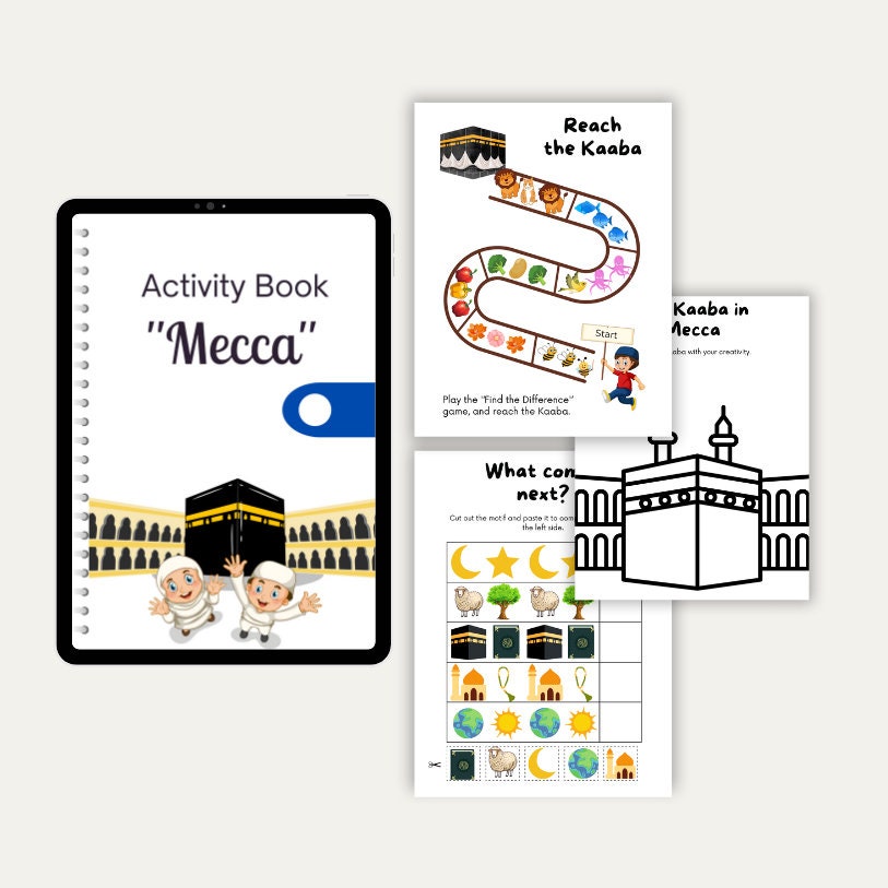 2 Islamic Activity Book Printable, Islamic Activities Printable ...