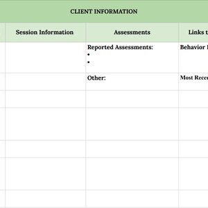 ABA Client Summary Document - Etsy