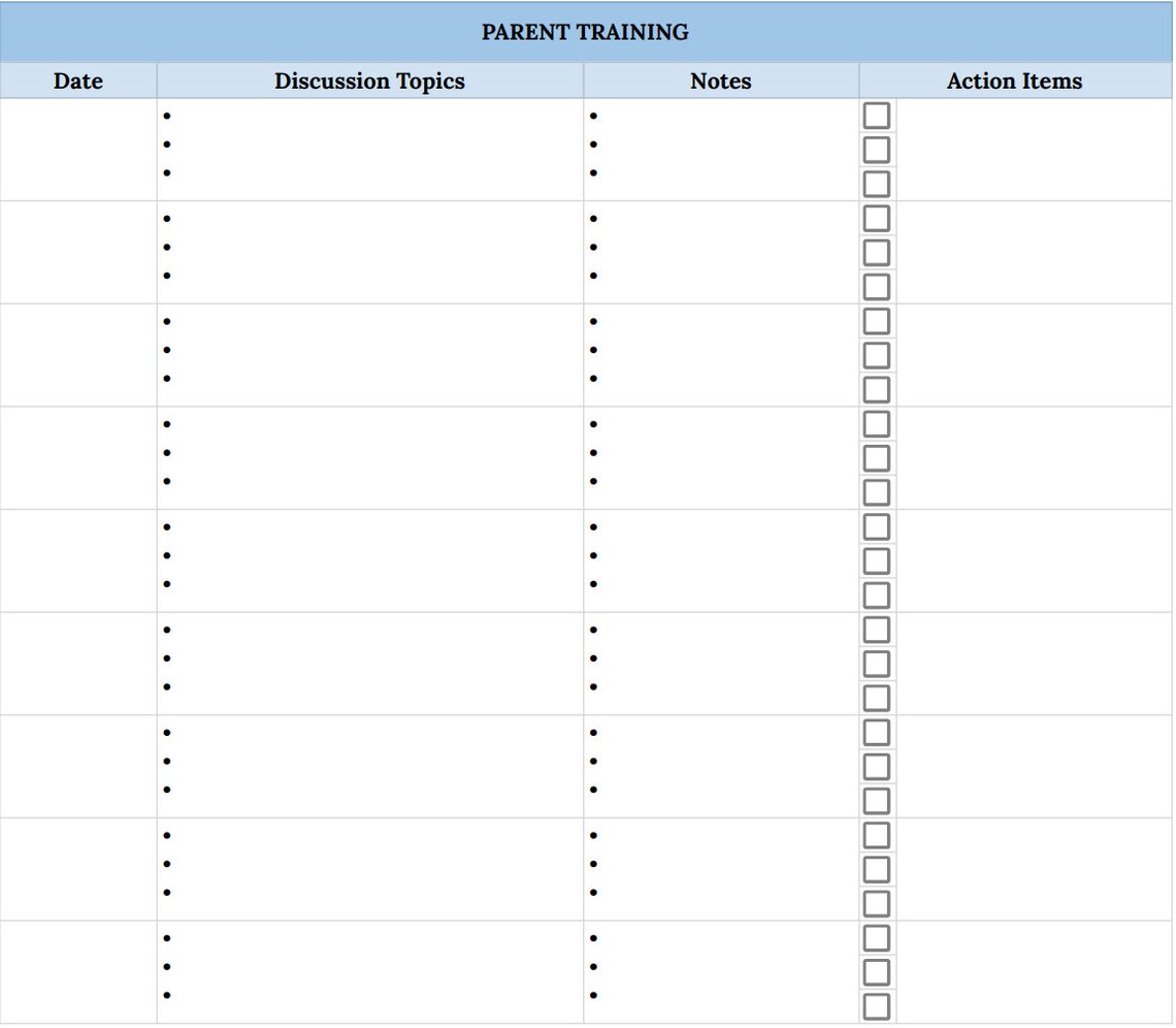 ABA Client Summary Document - Etsy