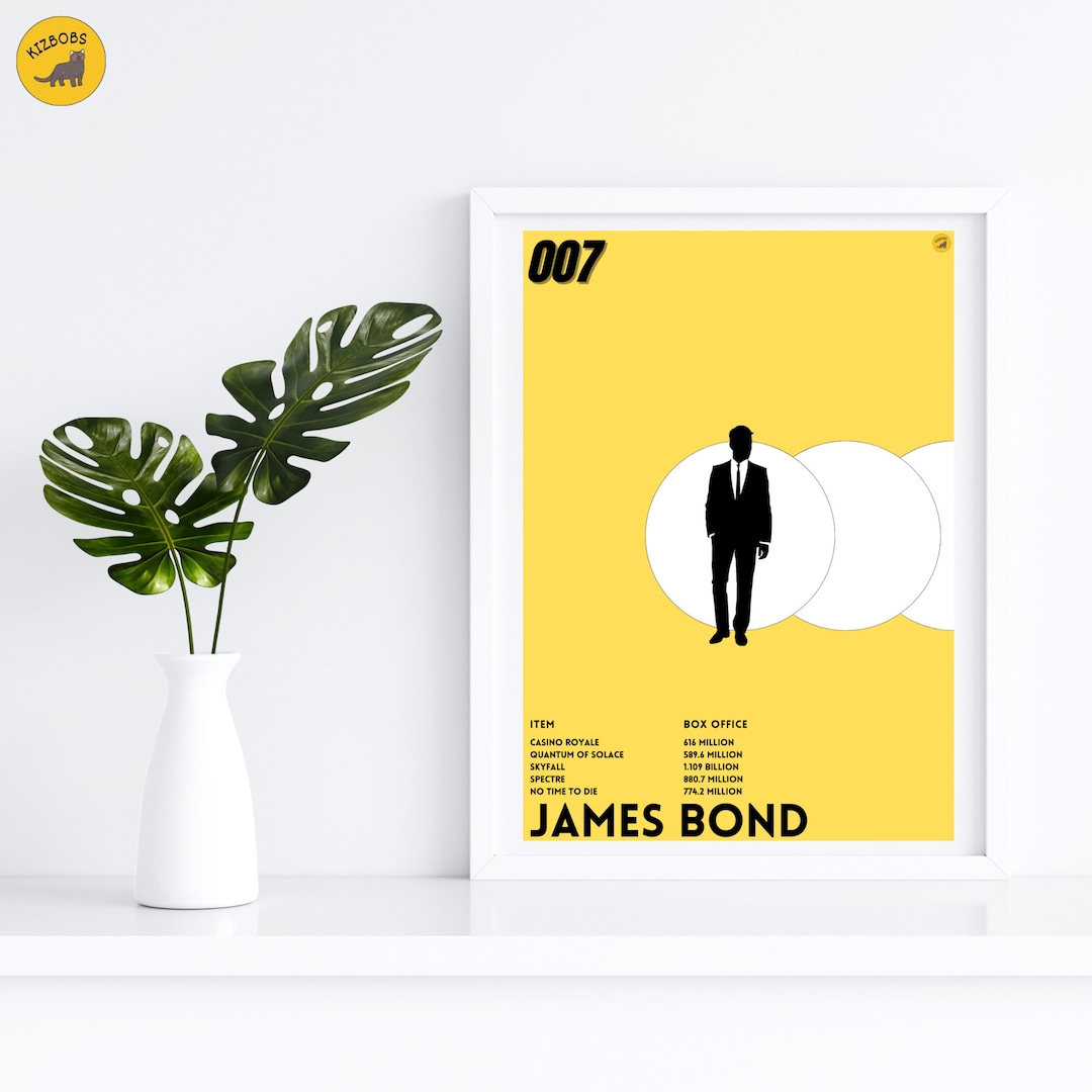 James Bond Film Poster - Etsy