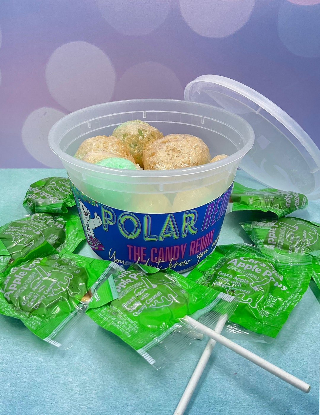 Freeze Dried Caramel Apple Polar Bear Bites, Candy, Gift, Snack 3oz - Etsy