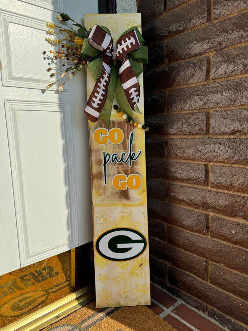 Welcome Sign, Welcome Sign Front Door, Football Decor, Housewarming ...