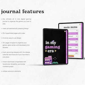 Digital Gaming Journal for Cozy Games | Game Library, Video Game ...