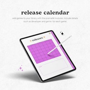 Digital Gaming Journal for Cozy Games | Game Library, Video Game ...
