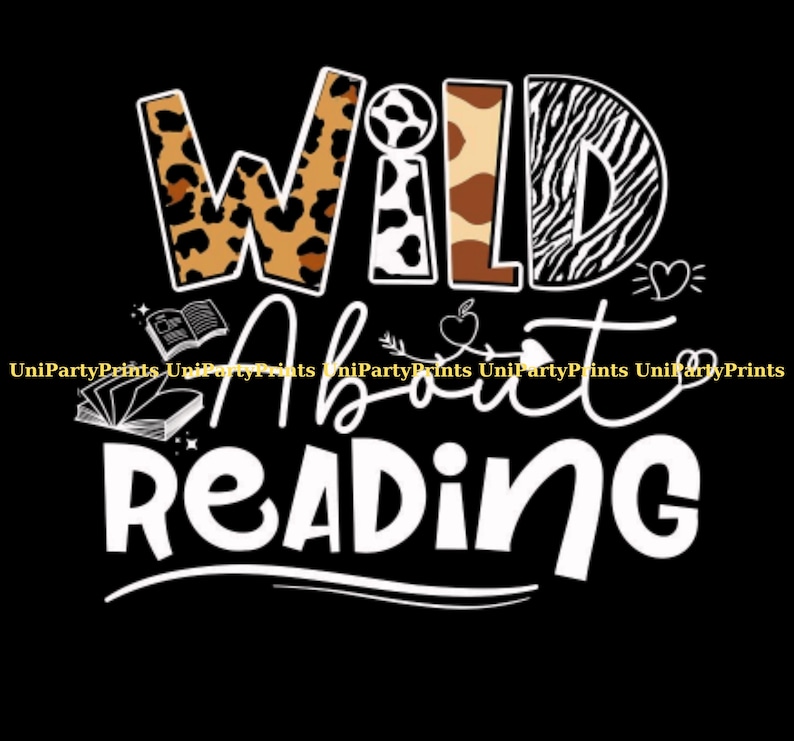 Wild About Reading SVG & PNG Perfect for DIY Projects, 1st Day of ...