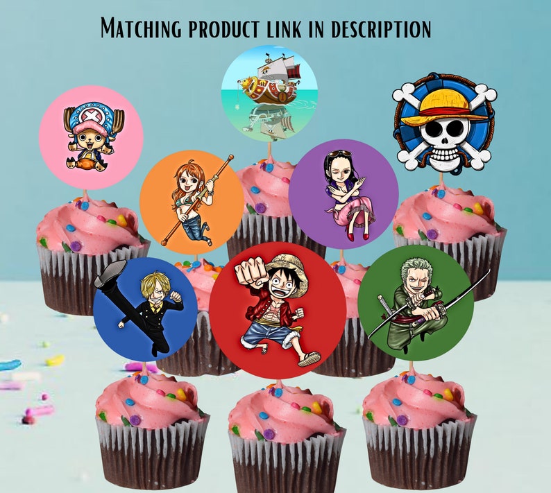 Personalized Anime Luffy Pirate Team Chip Bag Labels DIY Party ...