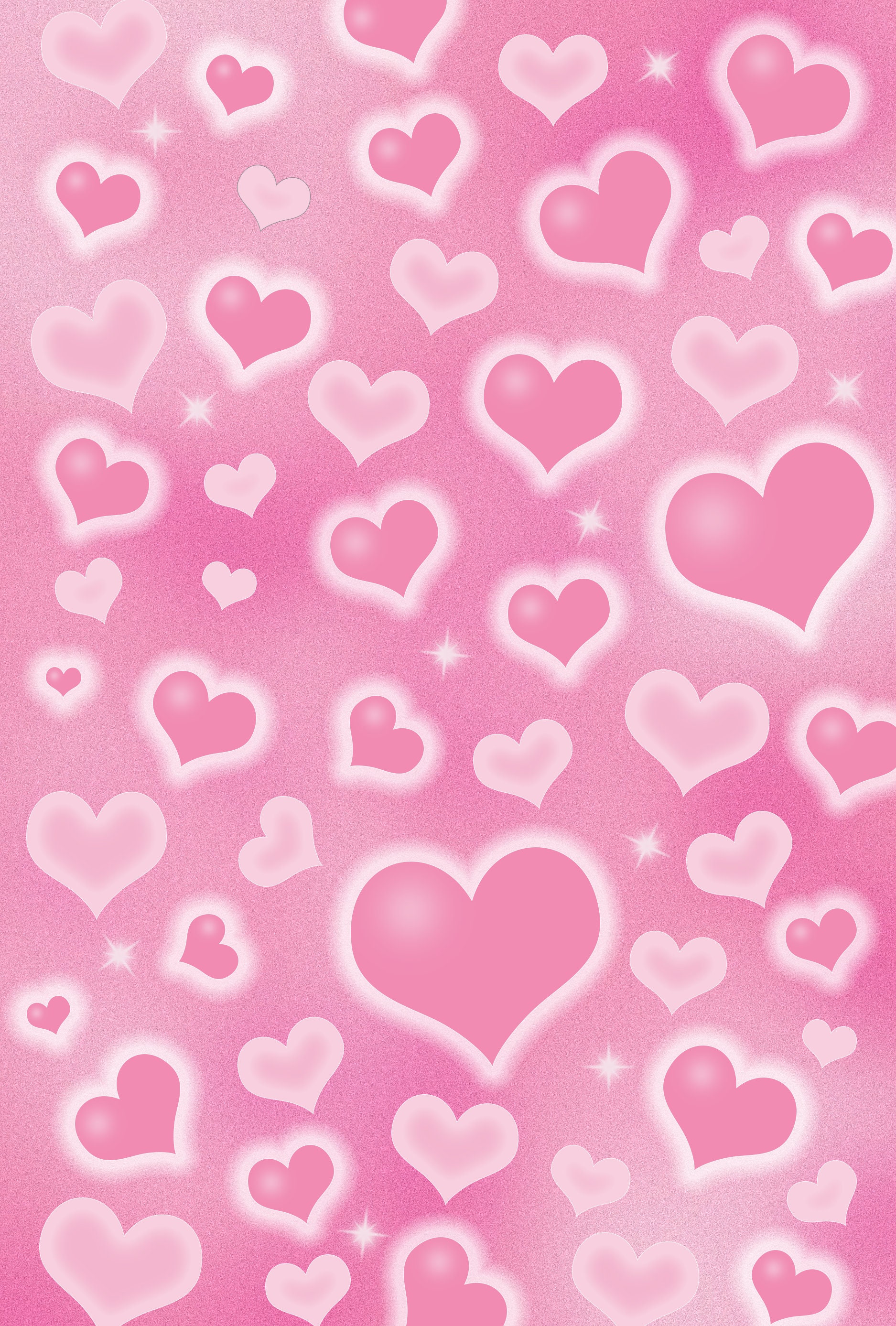 Pink Airbrush Heart Design - Etsy