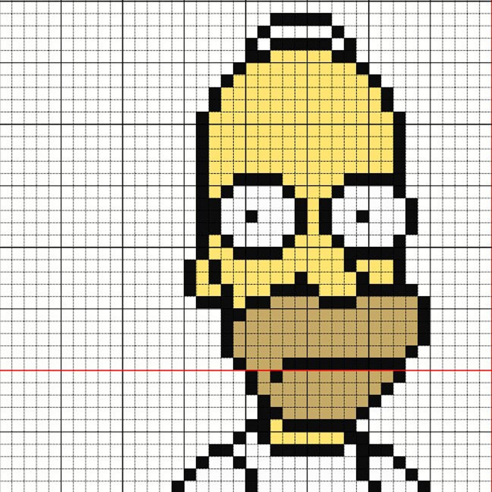 Chibi Simpsons, Cute Homer and Marge Cross Stitch Pattern, PDF Download ...