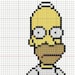 Chibi Simpsons, Cute Homer and Marge Cross Stitch Pattern, PDF Download ...