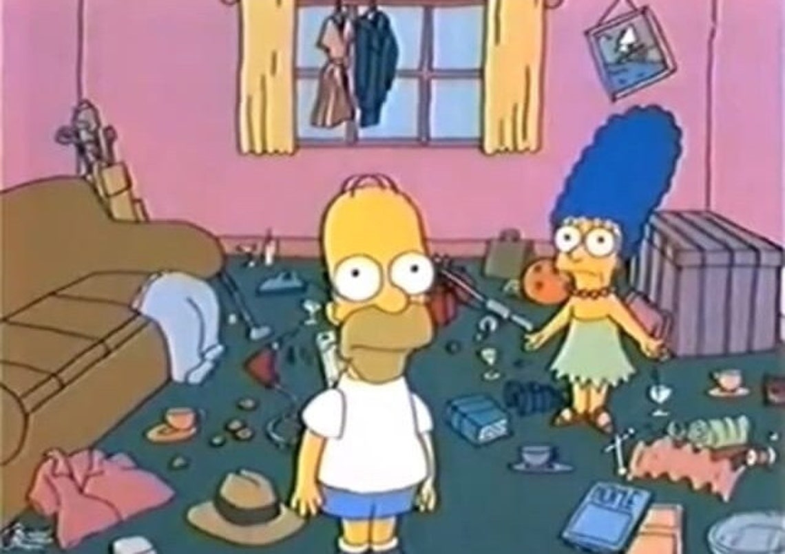 Chibi Simpsons, Cute Homer and Marge Cross Stitch Pattern, PDF Download ...