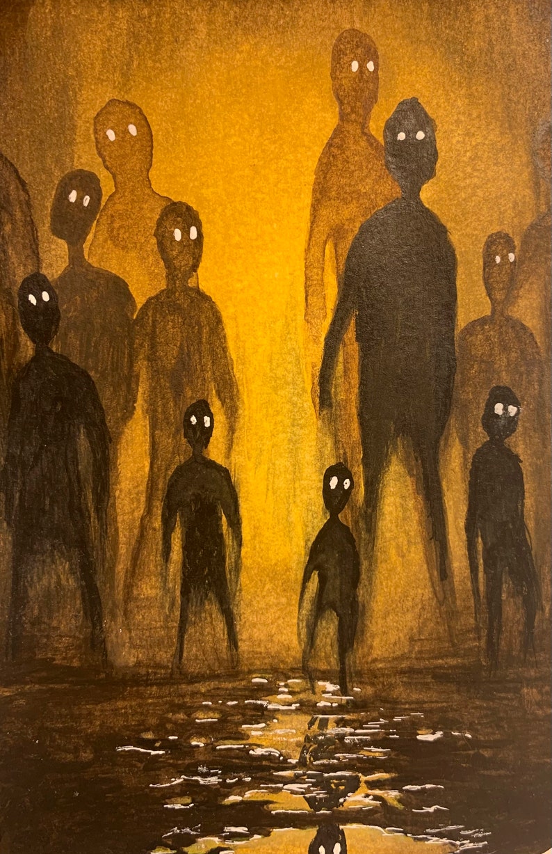 Psychosis Painting Print - Etsy