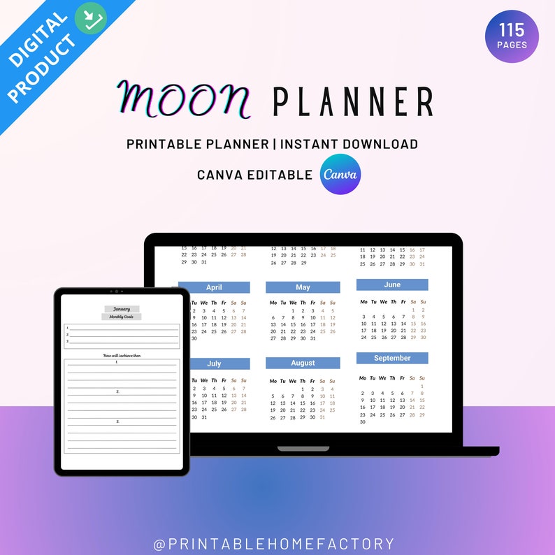 2024 Editable 2024 Moon & Astrology Planner Printable Astrology Moon ...