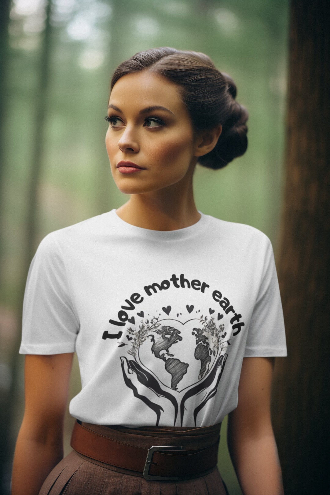 I Love Mother Earth T-shirt: Comfort Colors Earth Day Tee - Etsy