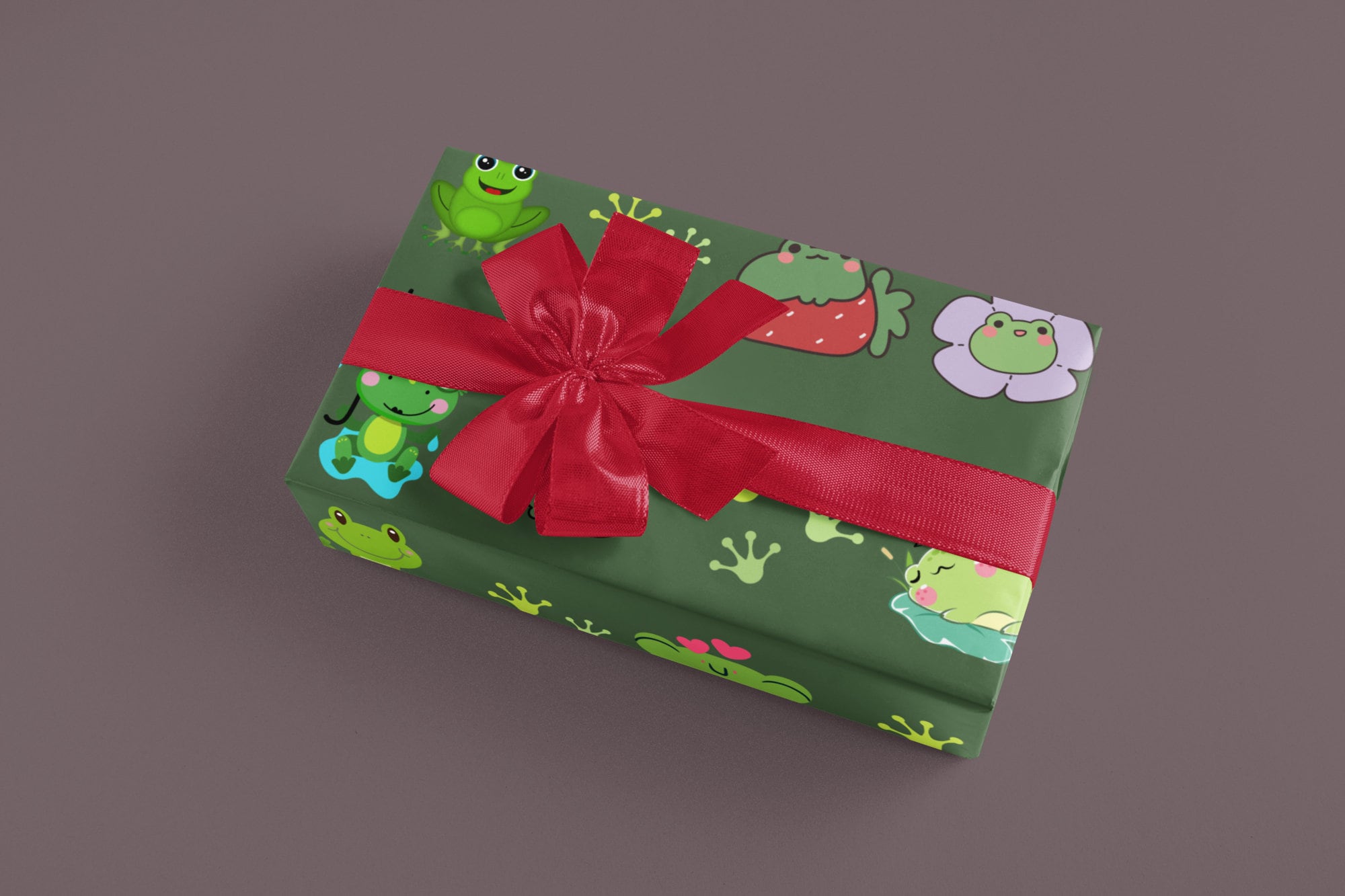 Gift Frog Wrap Papers, Funny Frog Wrap Paper, Perfect Funny Wrapping ...